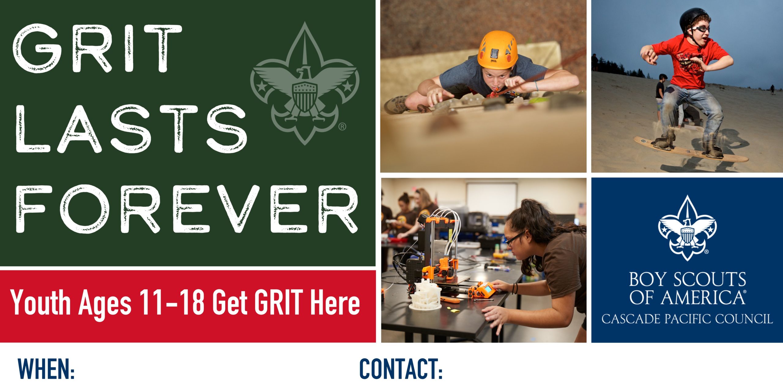 Recruiting Yard Signs & Banners | Cascade Pacific Council, Scouting America