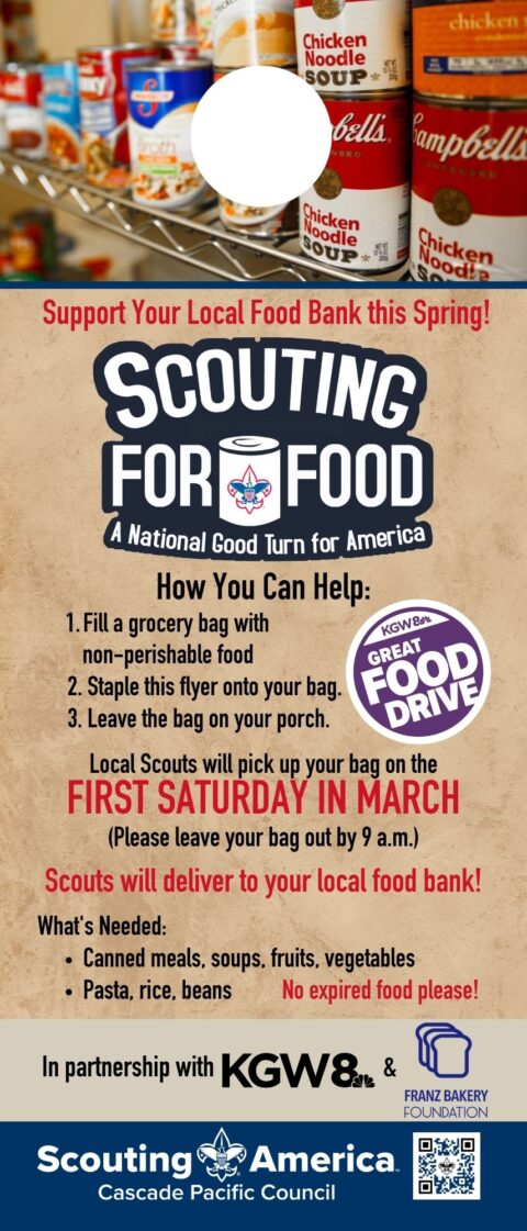 Scouting for Food – Walk and Knock | Cascade Pacific Council, Scouting ...